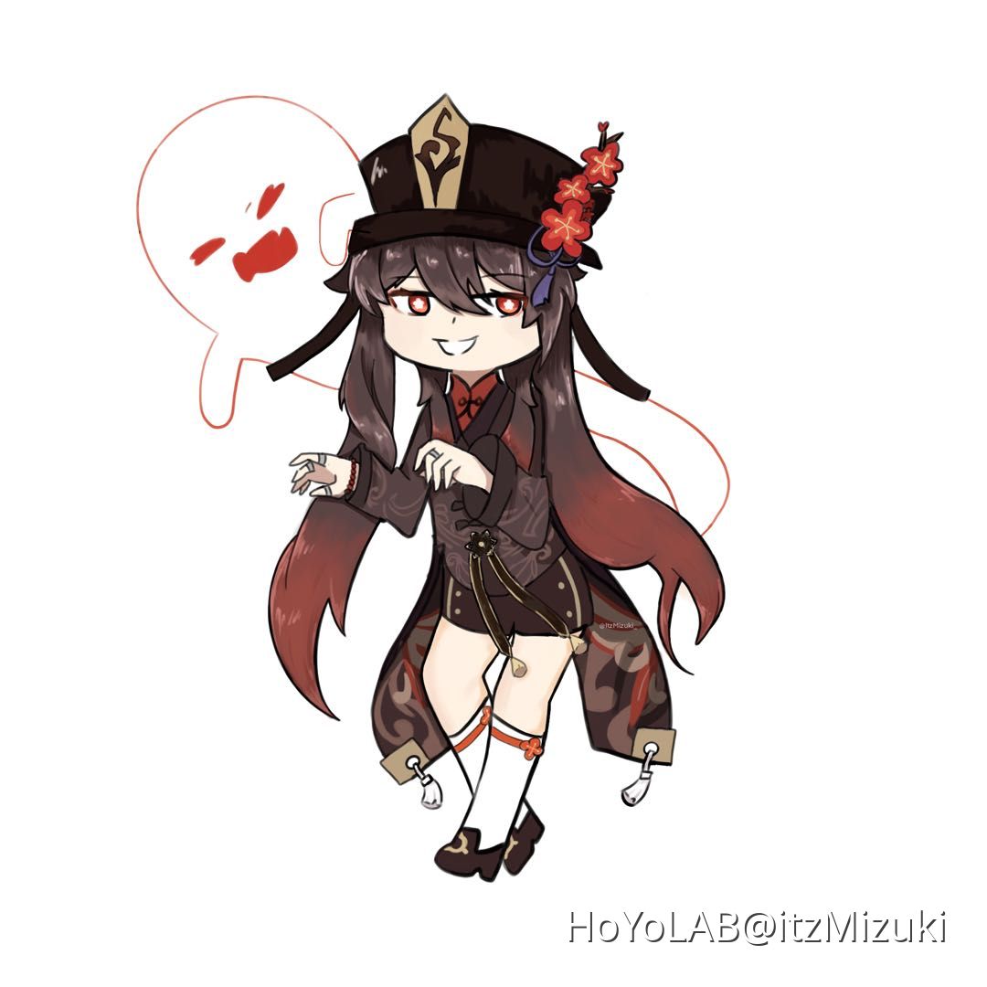 Hutao Fan Art Contest Submission Genshin Impact | HoYoLAB