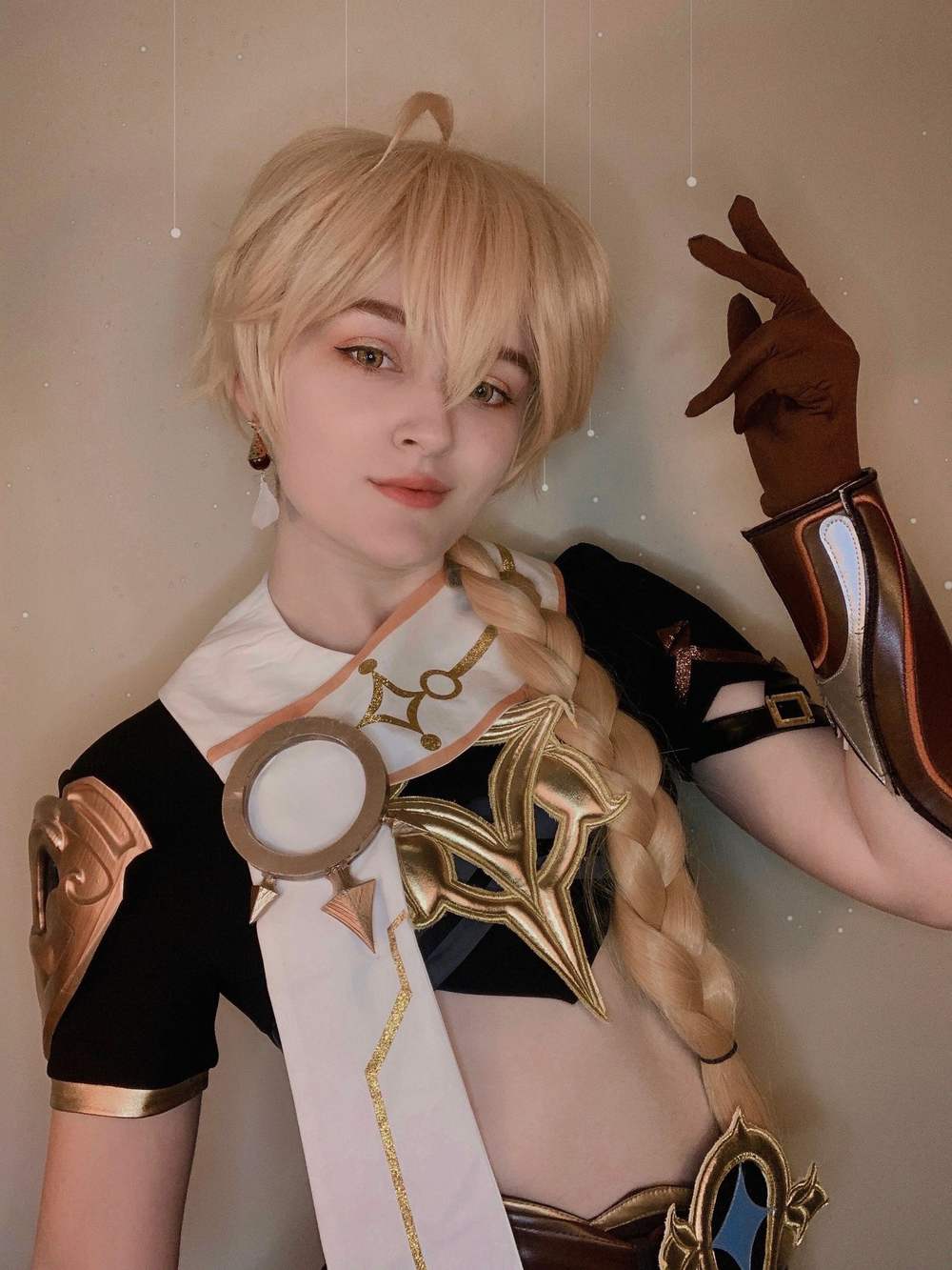 Traveler Aether Cosplay Close Up Genshin Impact Hoyolab