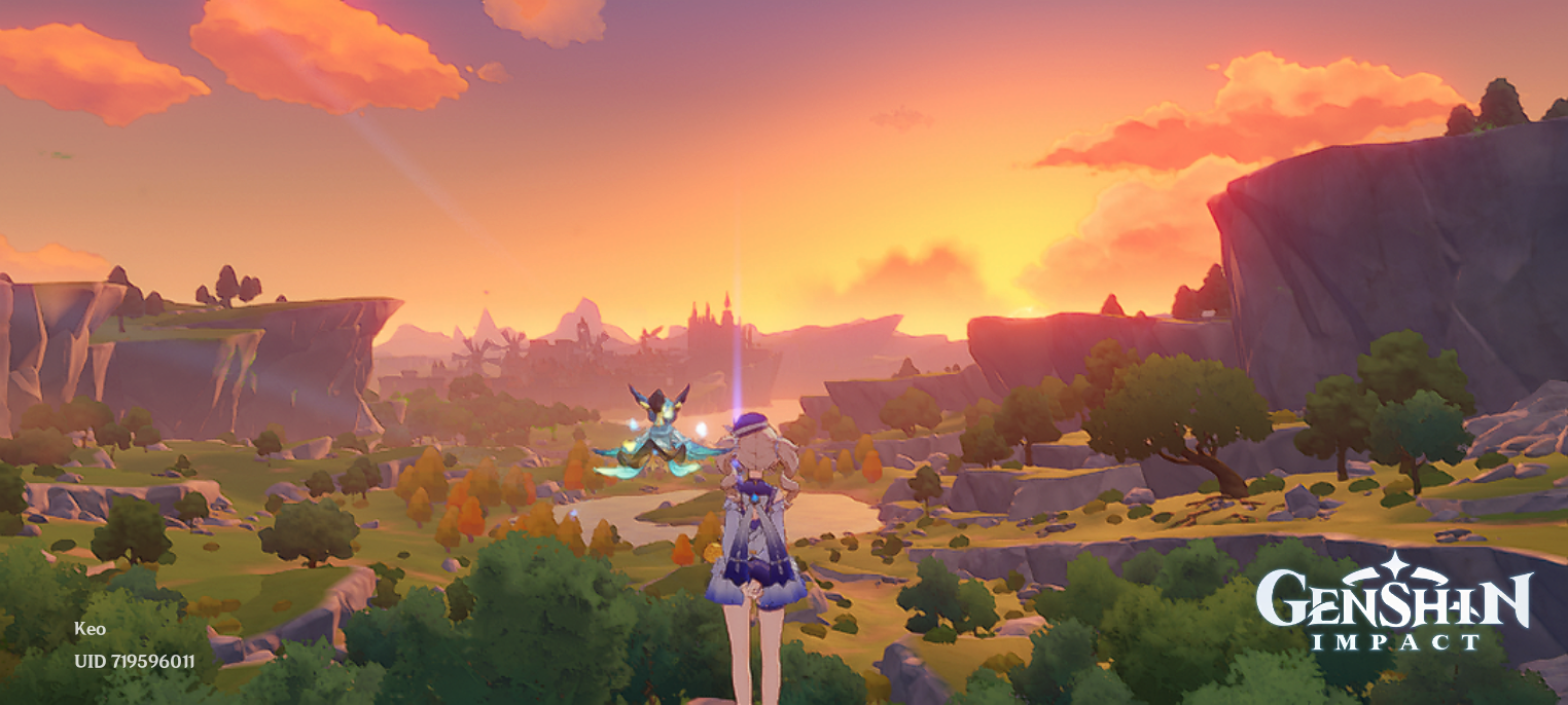 Sometimes you have to stop and enjoy the view Genshin Impact | HoYoLAB