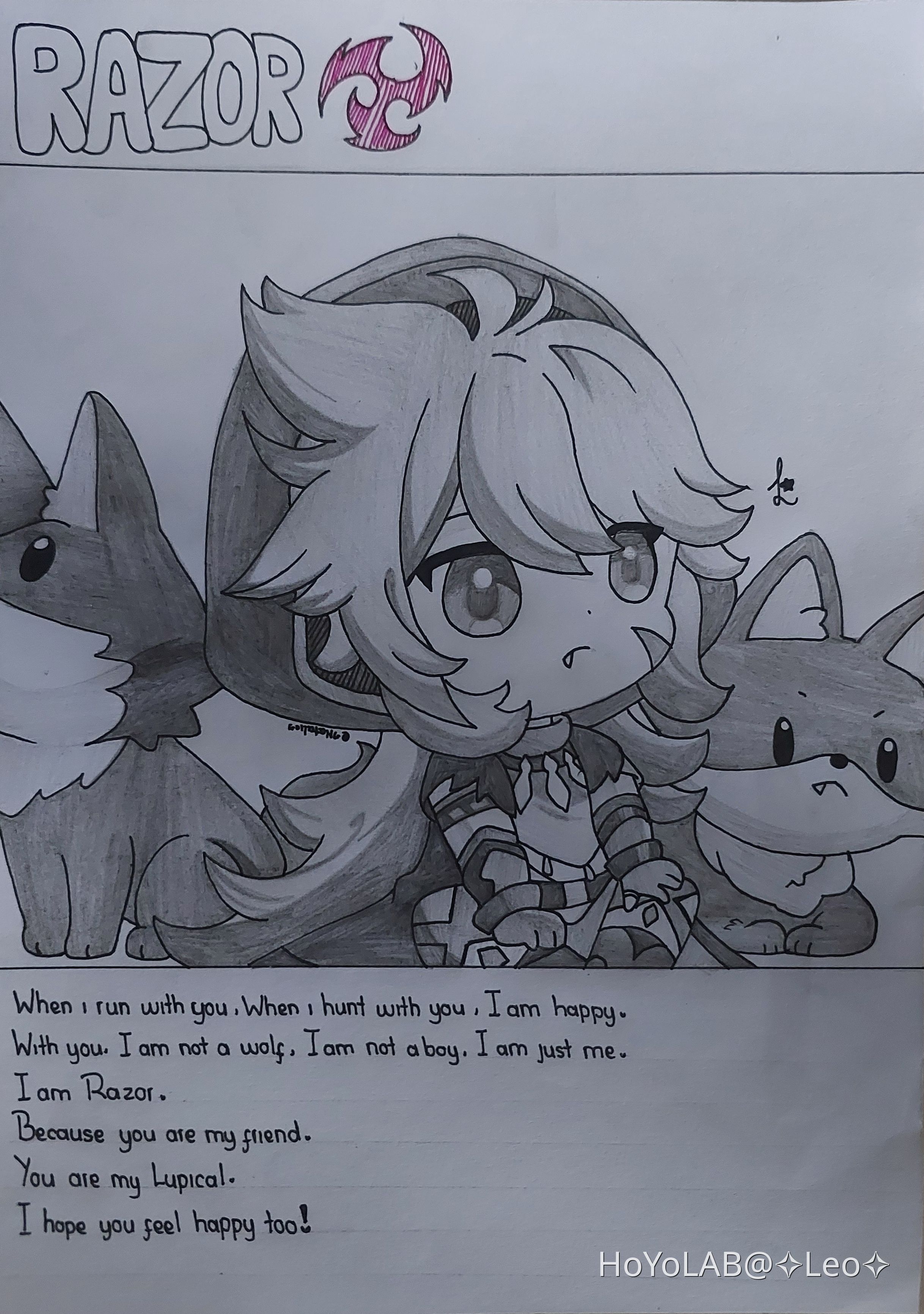 Smol Razor~ Genshin Impact | HoYoLAB