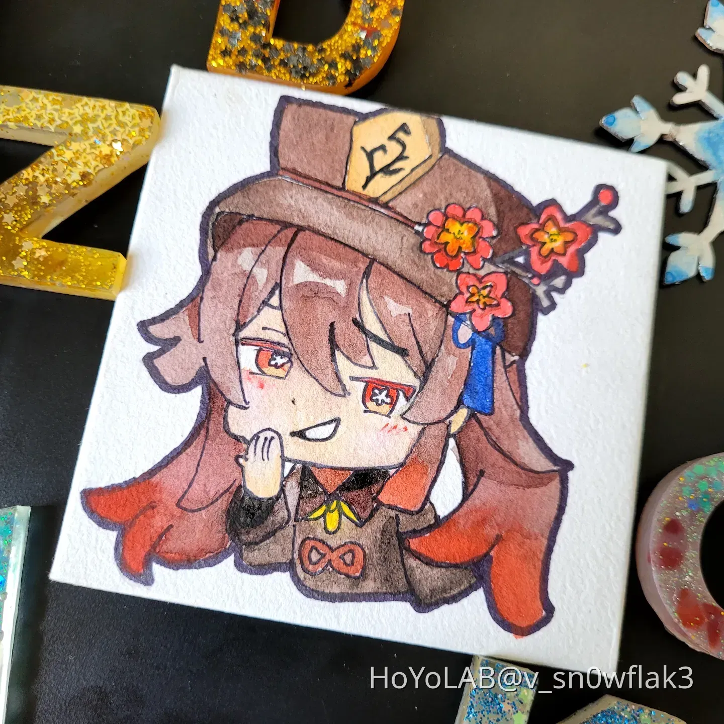 Topic Details Page- Hutao drawing | HoYoLAB