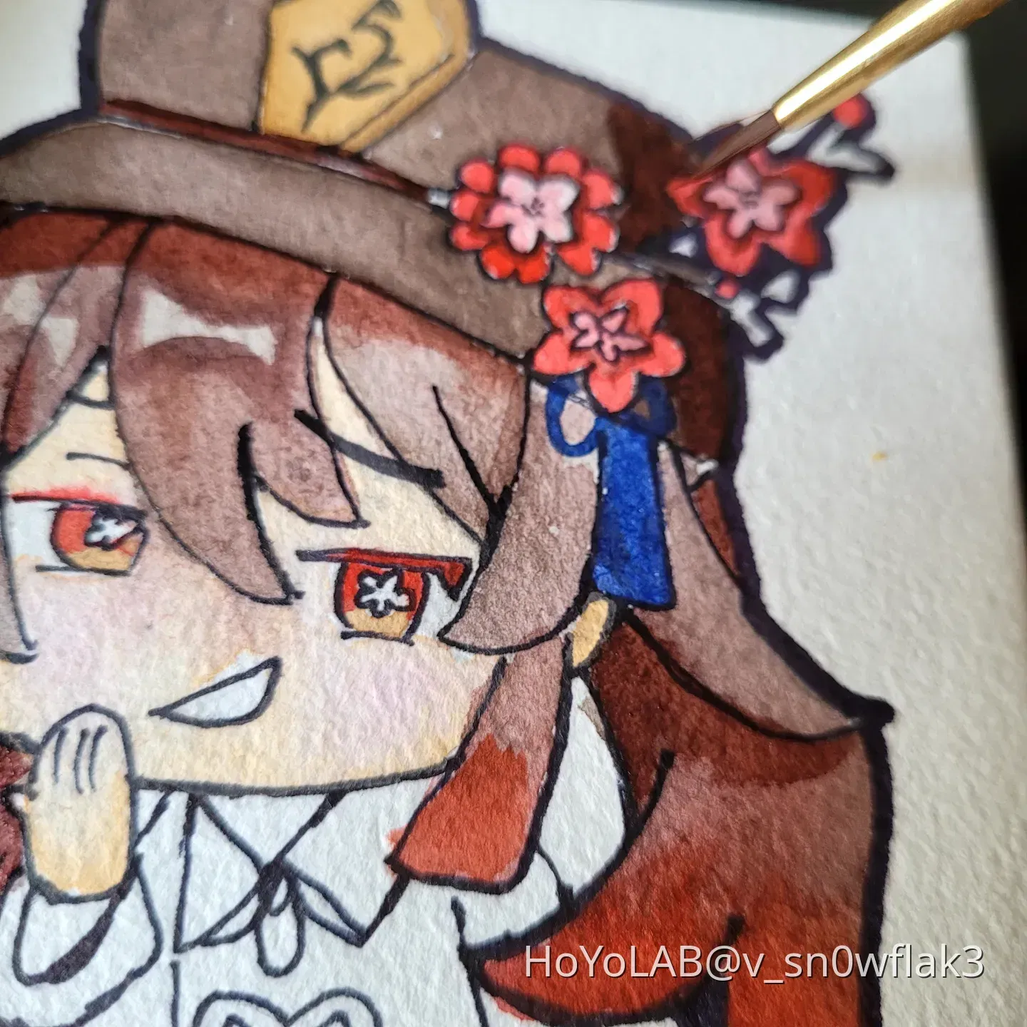 Topic Details Page- Hutao drawing | HoYoLAB