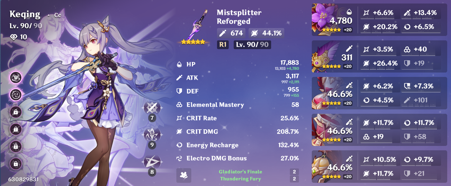 My (Updated) Keqing Build! (As of Feb 6, 2023) Genshin Impact | HoYoLAB