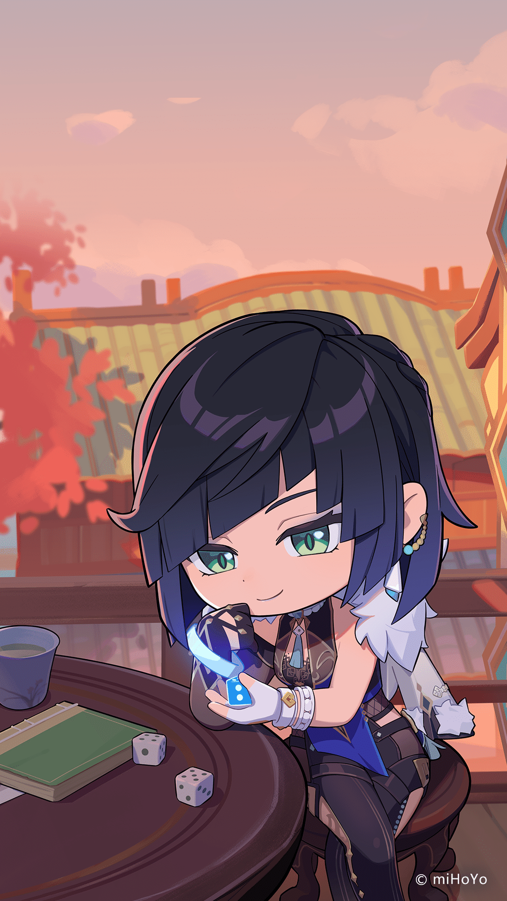 Official Genshin Chibi Wallpapers For Ayato, Yelan, and Hu Tao +Bonus ...