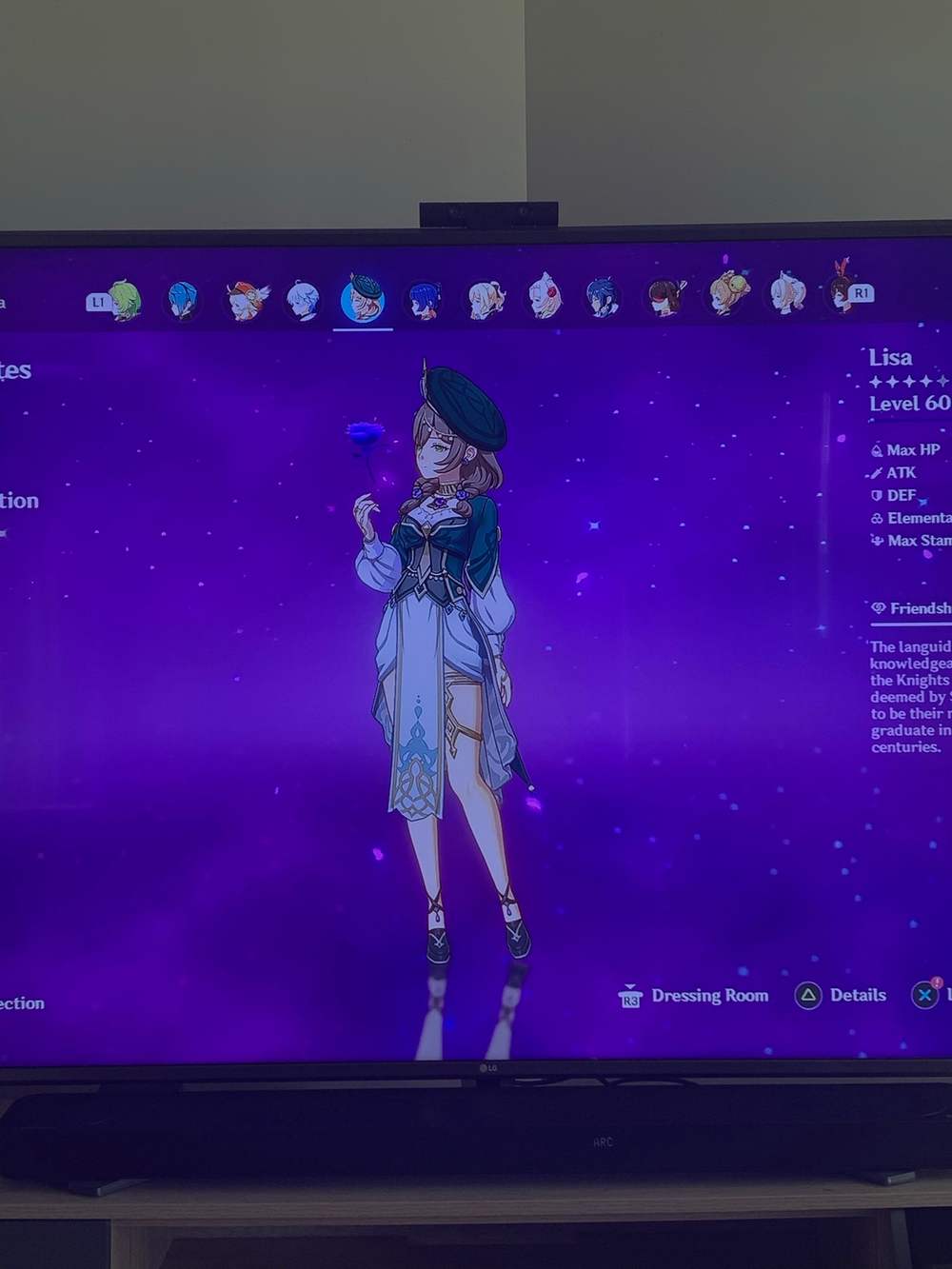 Lisa skin + stats Genshin Impact | HoYoLAB