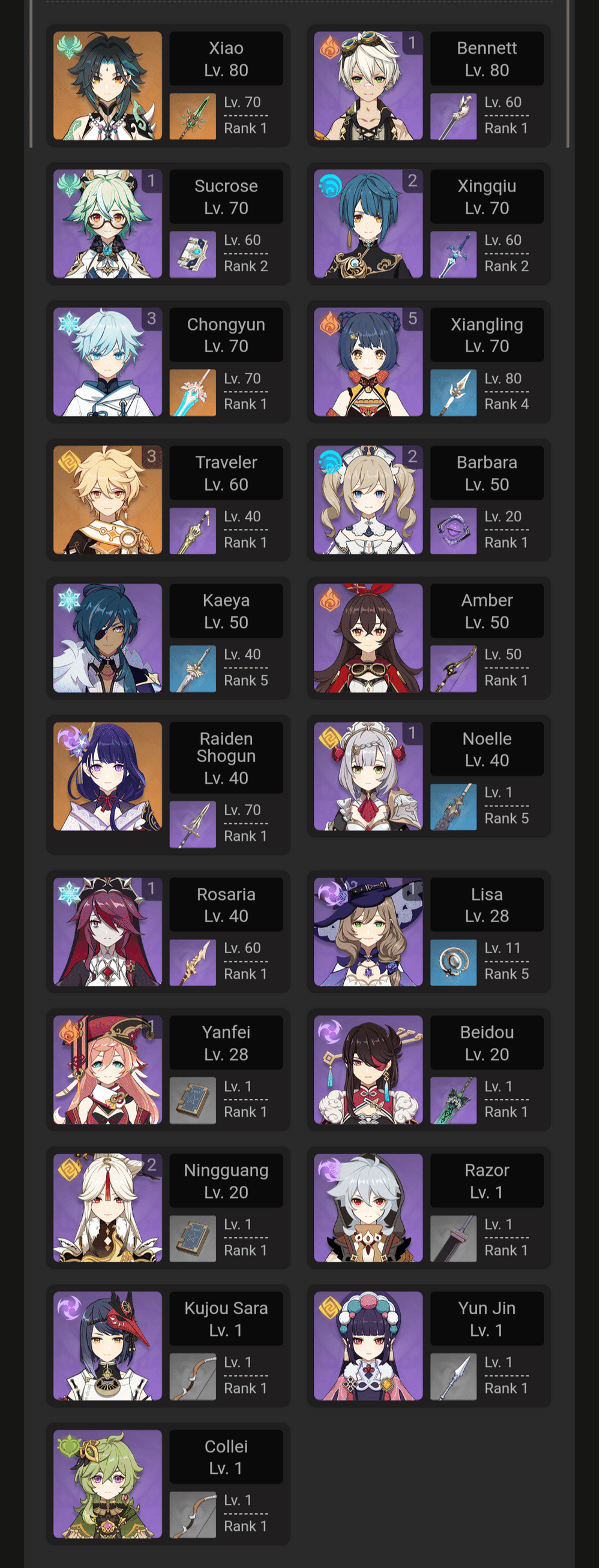 Need HELP for XIAO Team Comp Genshin Impact | HoYoLAB