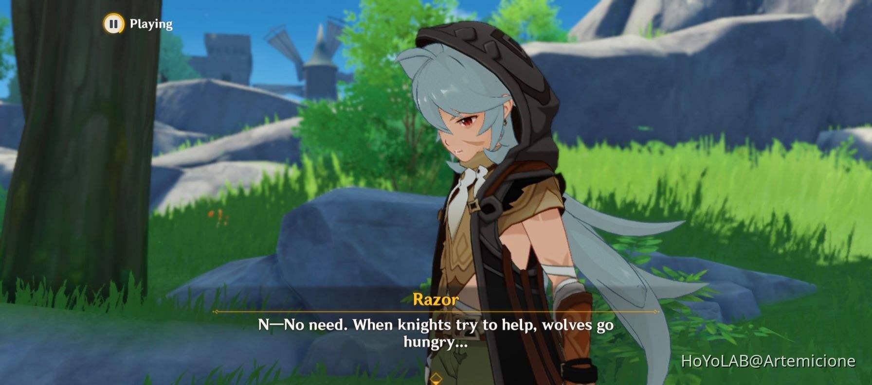 Razor Story Quest: Meeting Razor & Boreas Genshin Impact | HoYoLAB