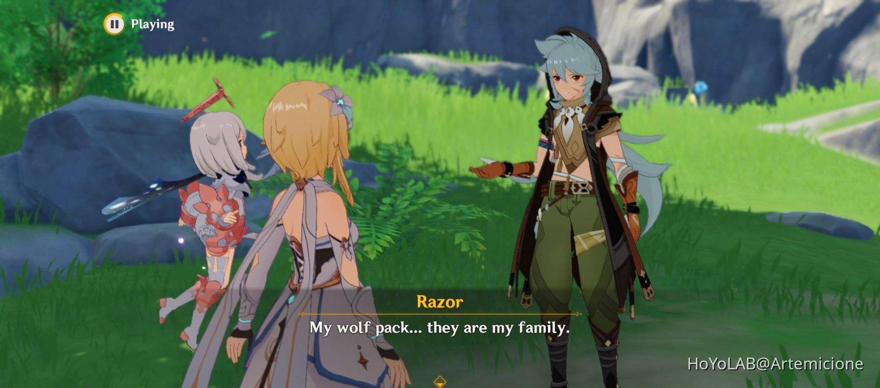 Razor Story Quest: Meeting Razor & Boreas Genshin Impact | HoYoLAB