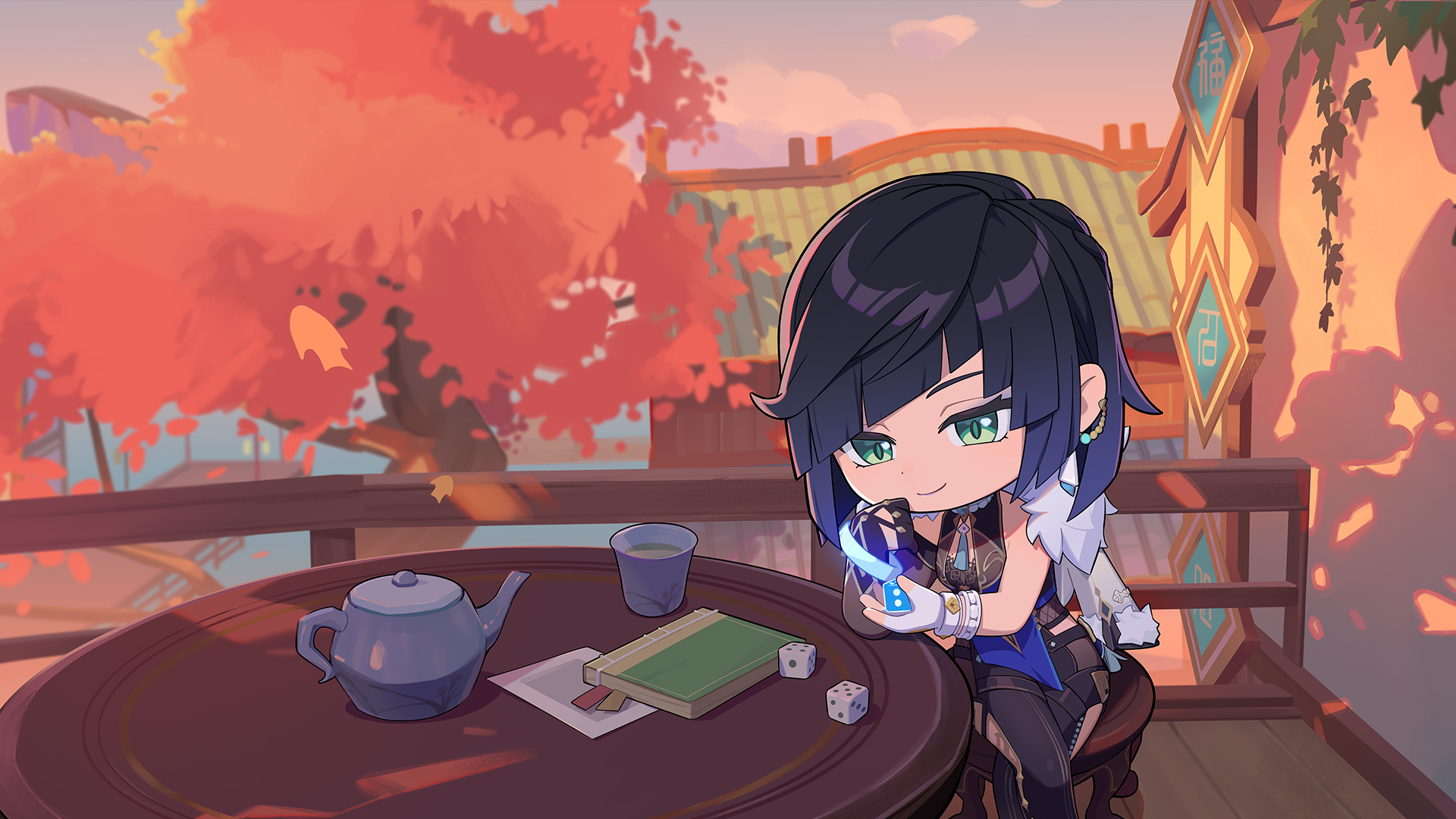 Yelan - Character Illustration Genshin Impact | HoYoLAB