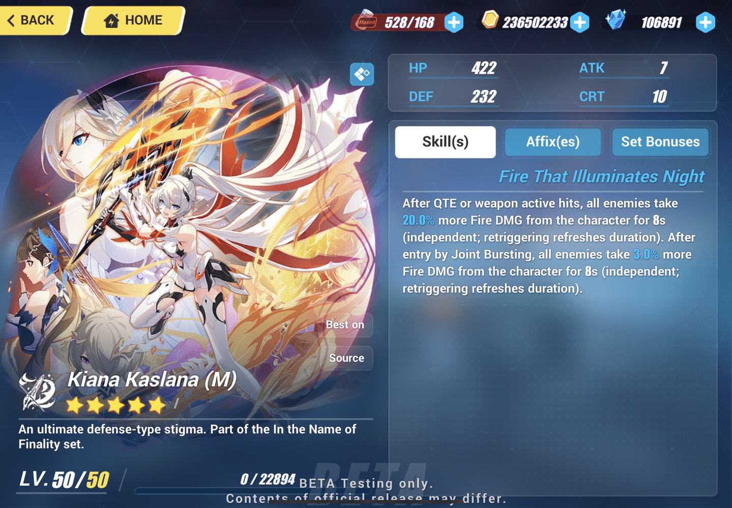 A short beta version Kiana overview Honkai Impact 3rd | HoYoLAB