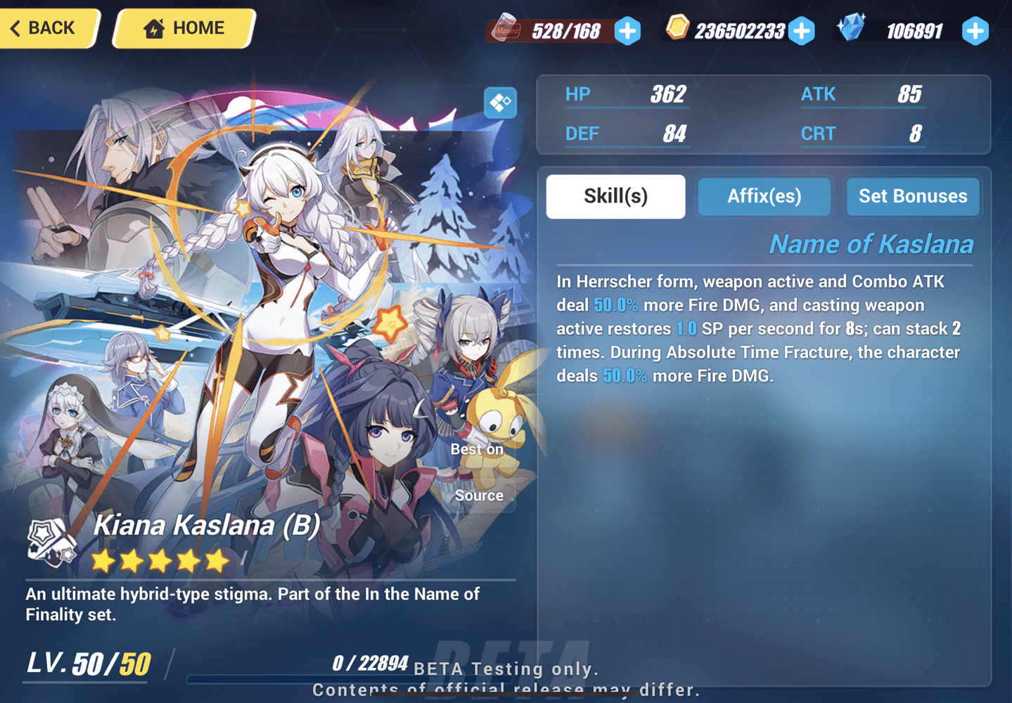 A short beta version Kiana overview Honkai Impact 3rd | HoYoLAB