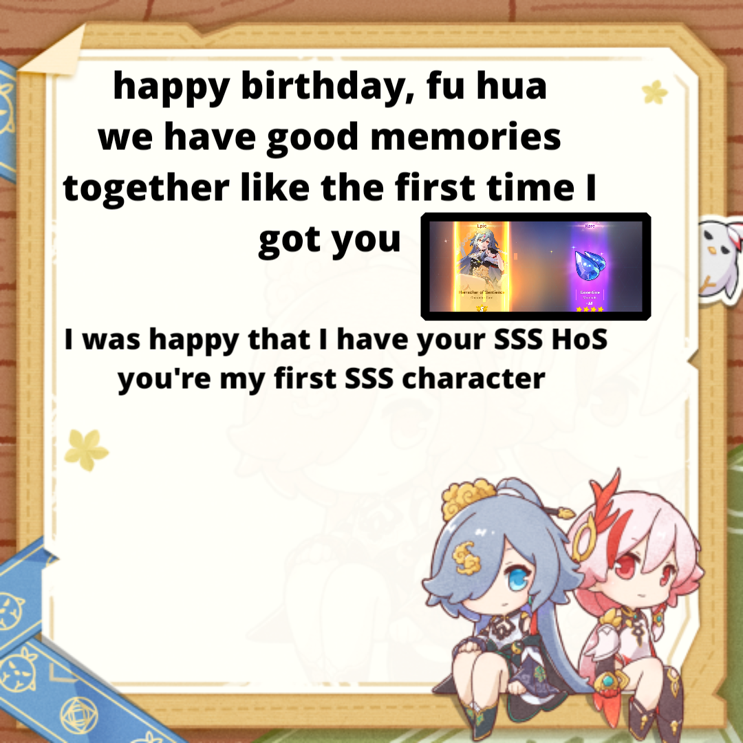 happy birthday!!!! Honkai Impact 3rd | HoYoLAB