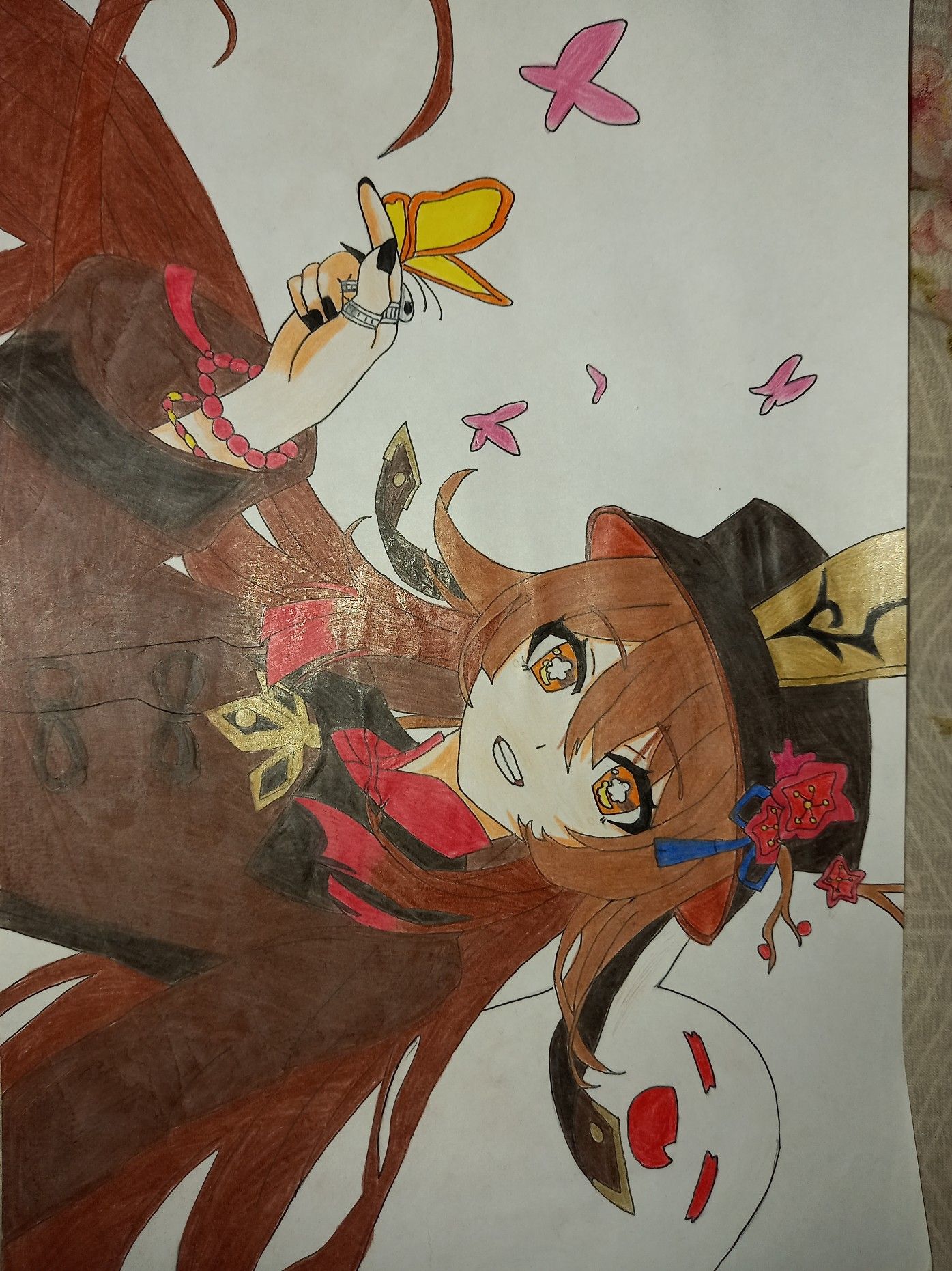 a small drawing of the hu tao☆ Genshin Impact | HoYoLAB