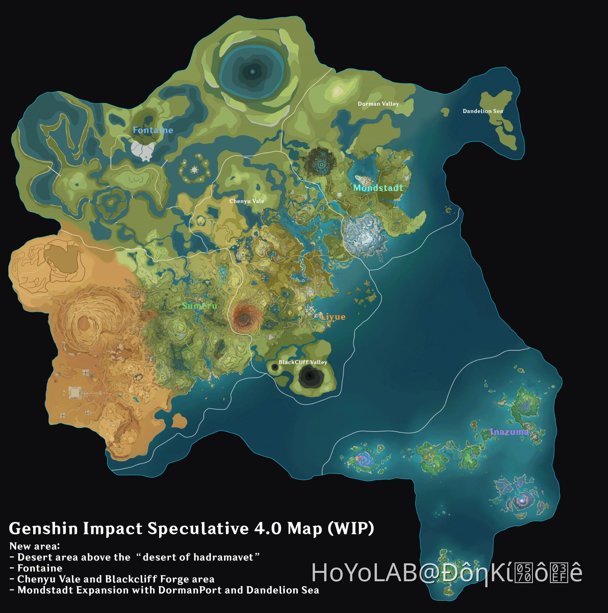 map teyvat 4.0 Genshin Impact | HoYoLAB