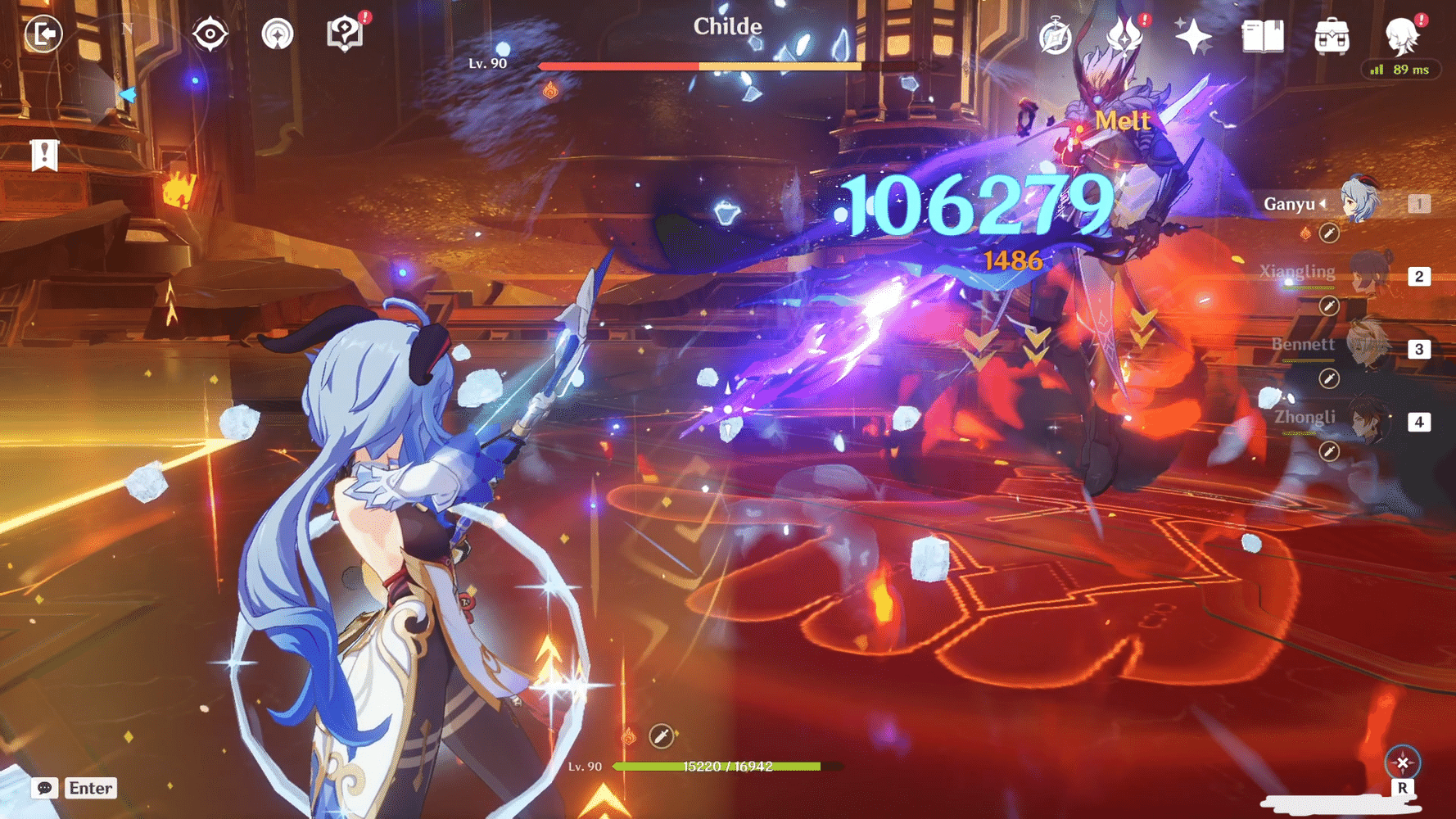 [ar56 f2p build] oml so proud of my ganyu!! (106k+ damage NO FOOD BUFFS ...