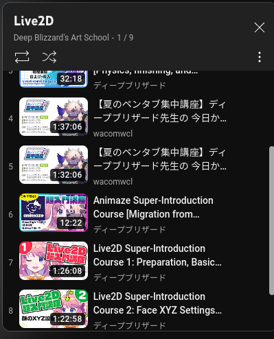 I'm learning how to rig vtuber model and i have to sit through this T^T ...