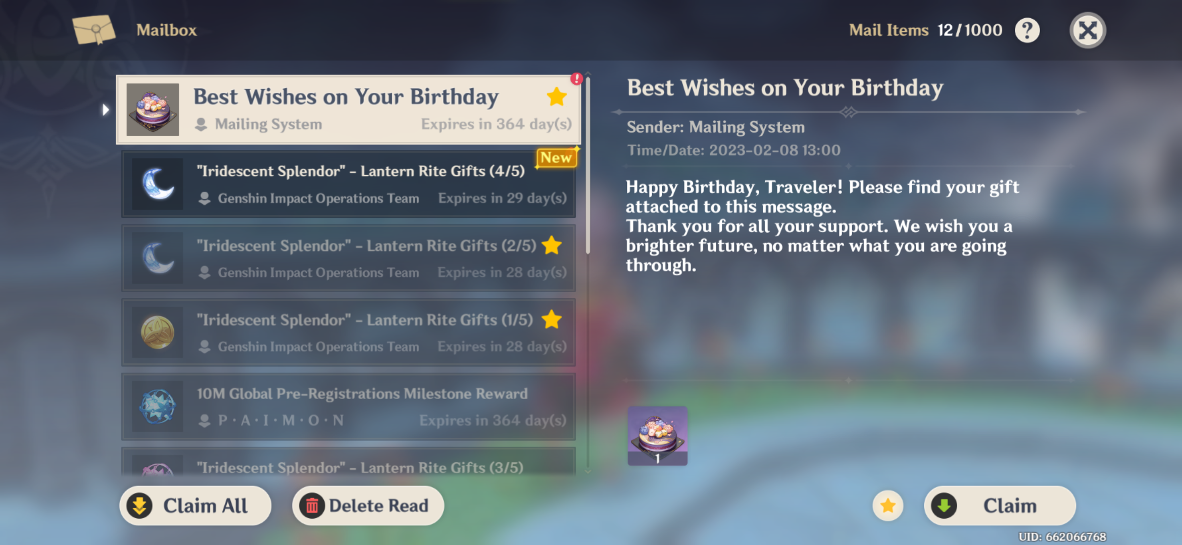 its my birthday! Genshin Impact | HoYoLAB