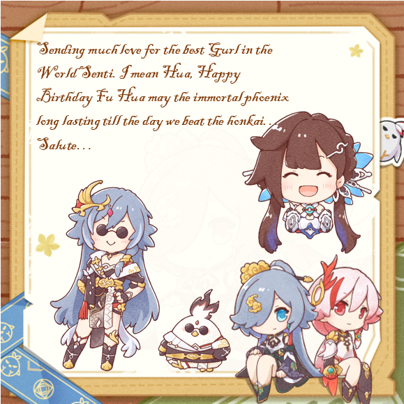 Fu Hua Appreciation Post for Spring Moment: Fu Hua's Birthday Event ...