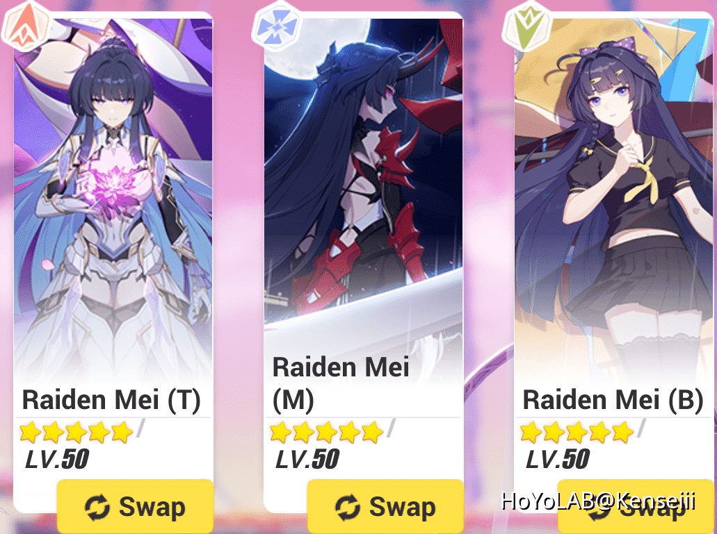 (Beta v6.4) Raiden Mei Stigmata and Domain of Unity Weapon Guide Honkai ...