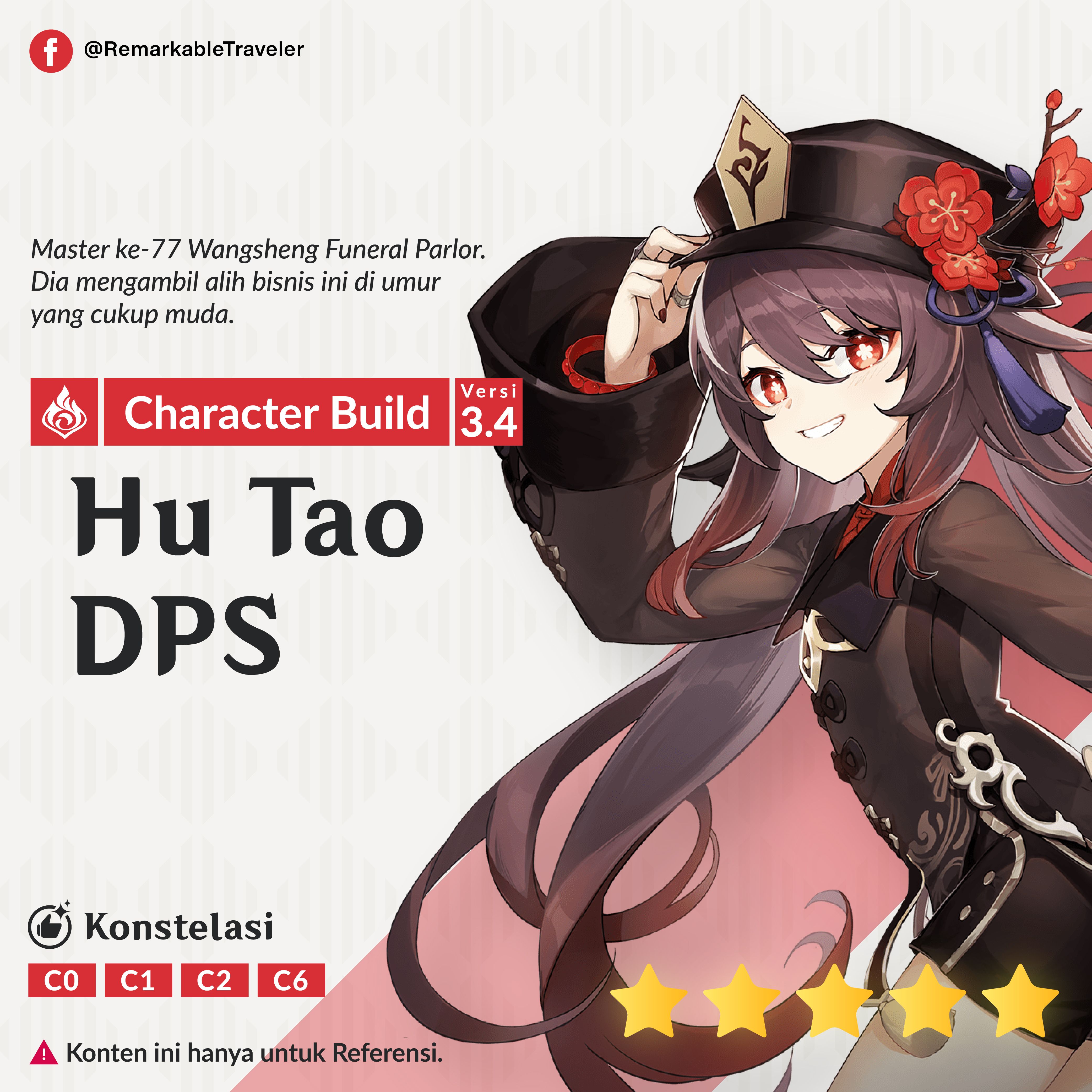 [Mini Guide] Character Build: Hu Tao DPS [Build Karakter Hu Tao - Panduan Hu Tao Versi 3.4 ...