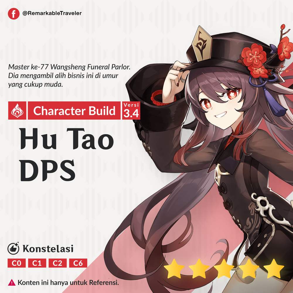 [Mini Guide] Character Build: Hu Tao DPS [Build Karakter Hu Tao ...