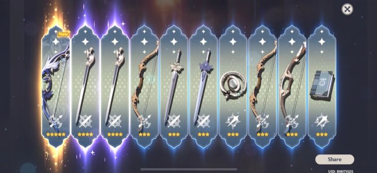 Got Her & her signature weapon Genshin Impact | HoYoLAB