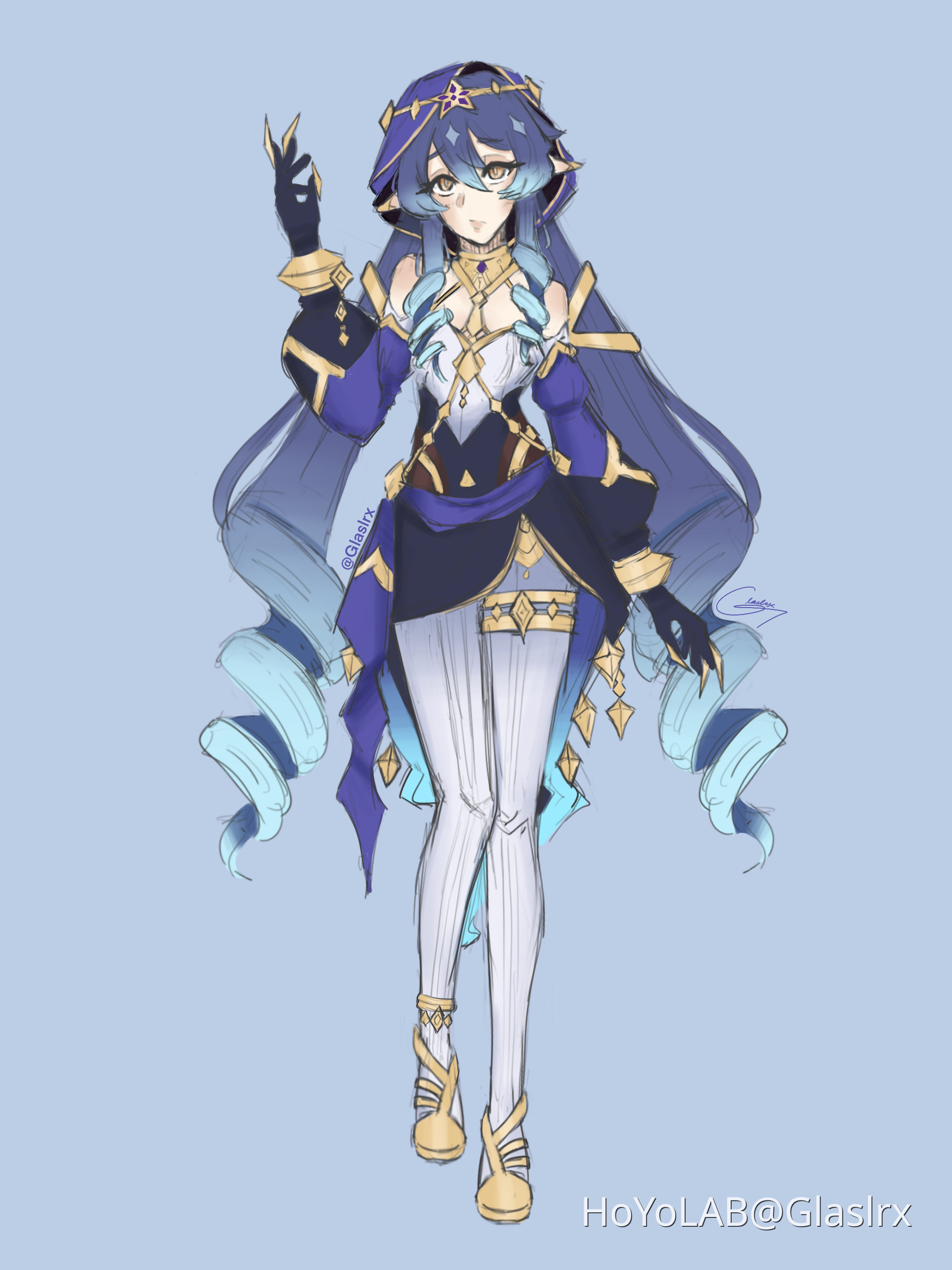 Layla Sketch Genshin Impact | HoYoLAB