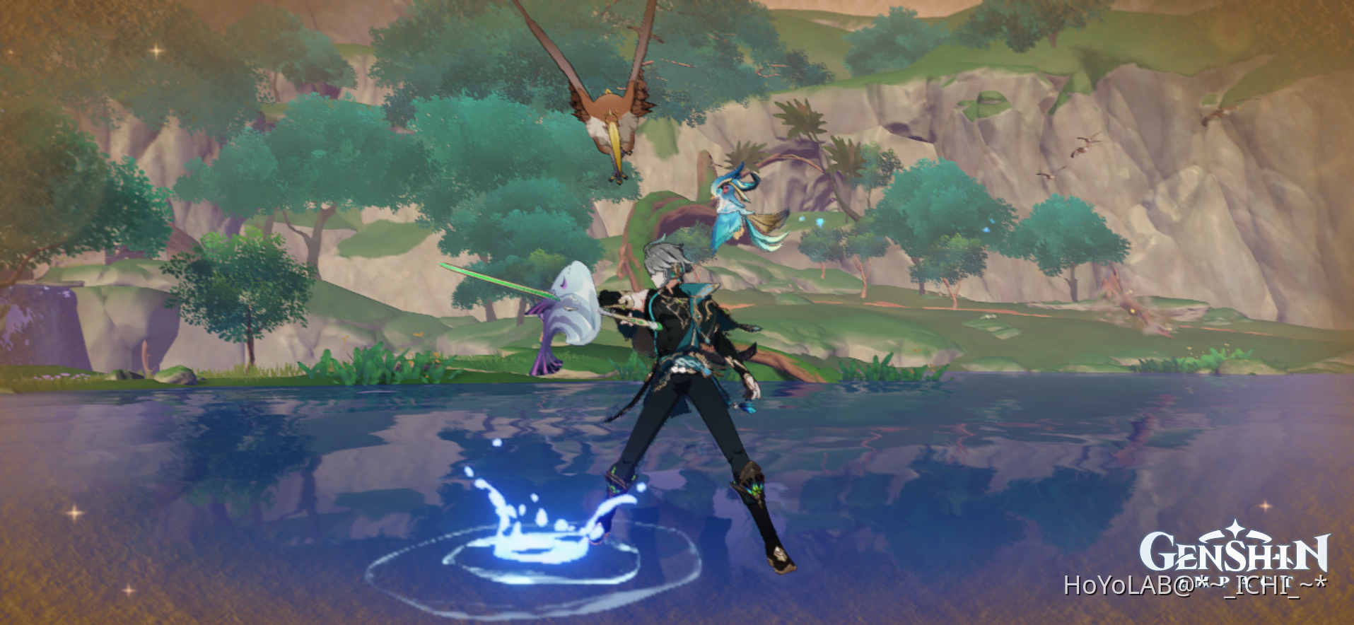 Ehe~ fish stabbing? Genshin Impact | HoYoLAB