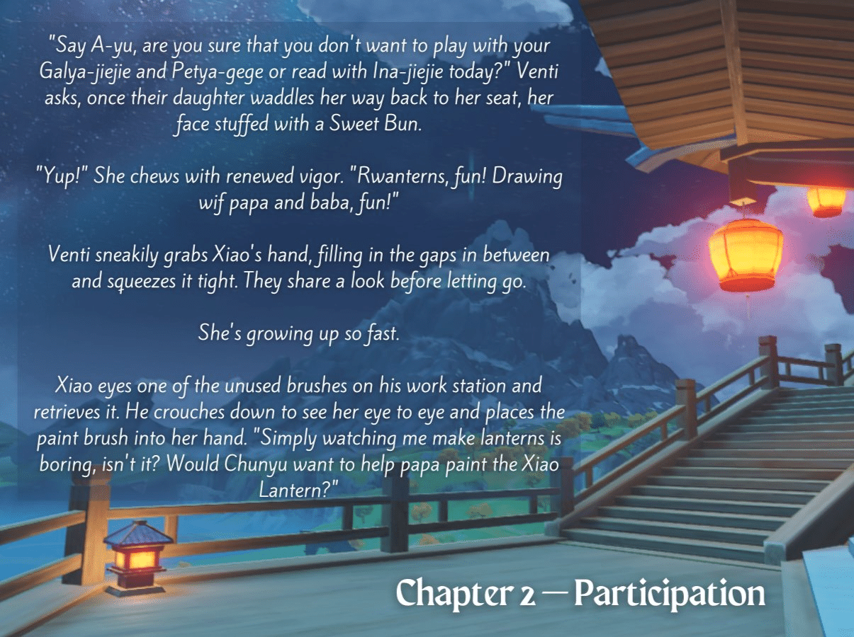 Of Paints, Lanterns, and Family Traditions [Ch 2 of 2] - Xiaoven Fanfic ...