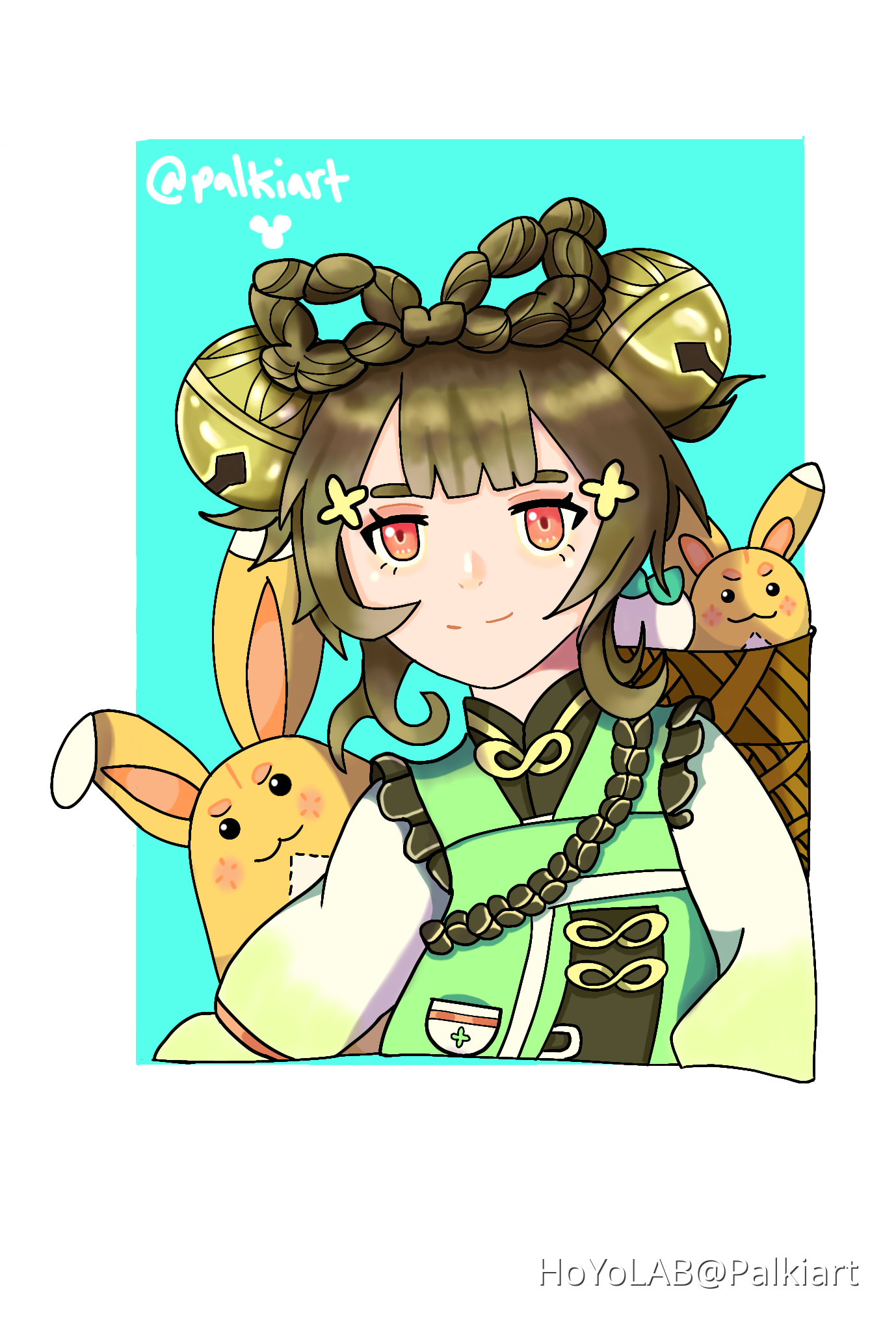 bunnies party (yaoyao) Genshin Impact | HoYoLAB