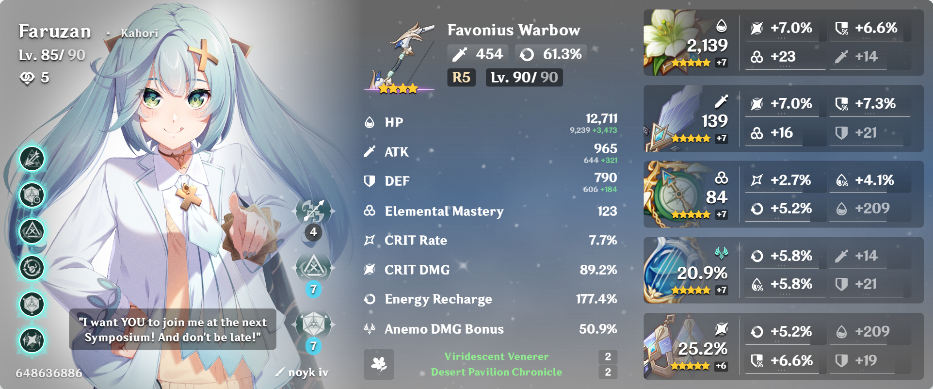 Faruzan is fully ascended. Genshin Impact | HoYoLAB