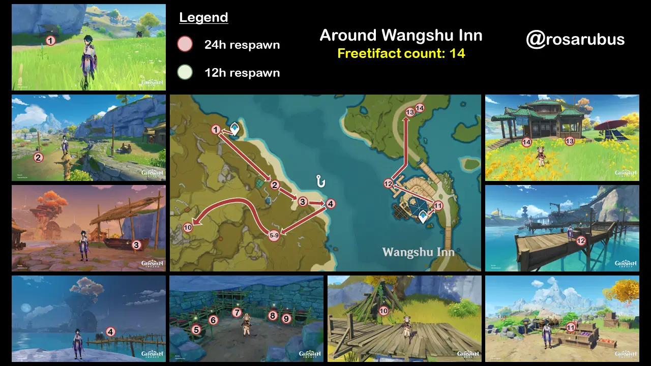 Free Artifact Farming Routes - Liyue Genshin Impact | HoYoLAB