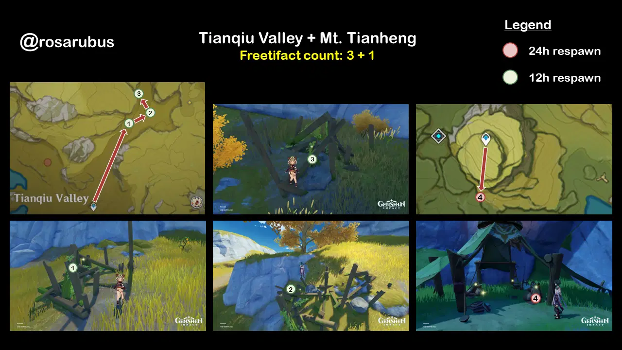 Free Artifact Farming Routes - Liyue Genshin Impact | HoYoLAB