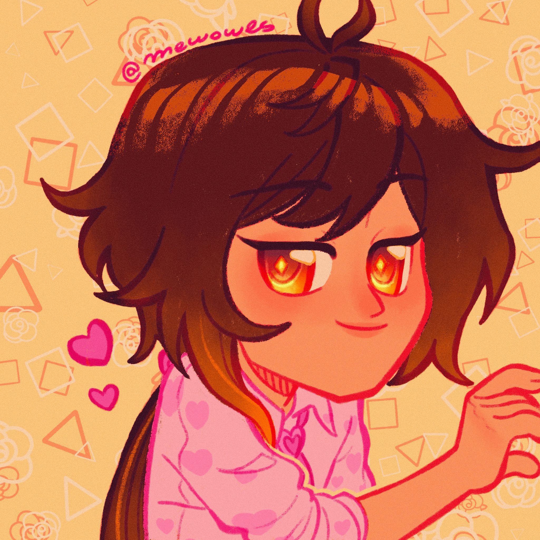 Valentines Day matching icons (zhongven, chili and Layla) Genshin ...