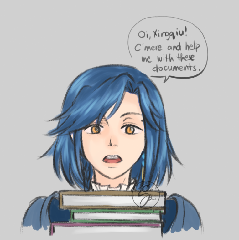 My take on Xingqiu's brother Genshin Impact | HoYoLAB