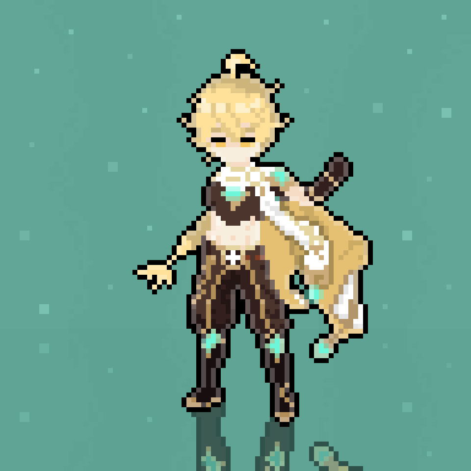 Set 1 of my Pixel Art Series! Genshin Impact | HoYoLAB