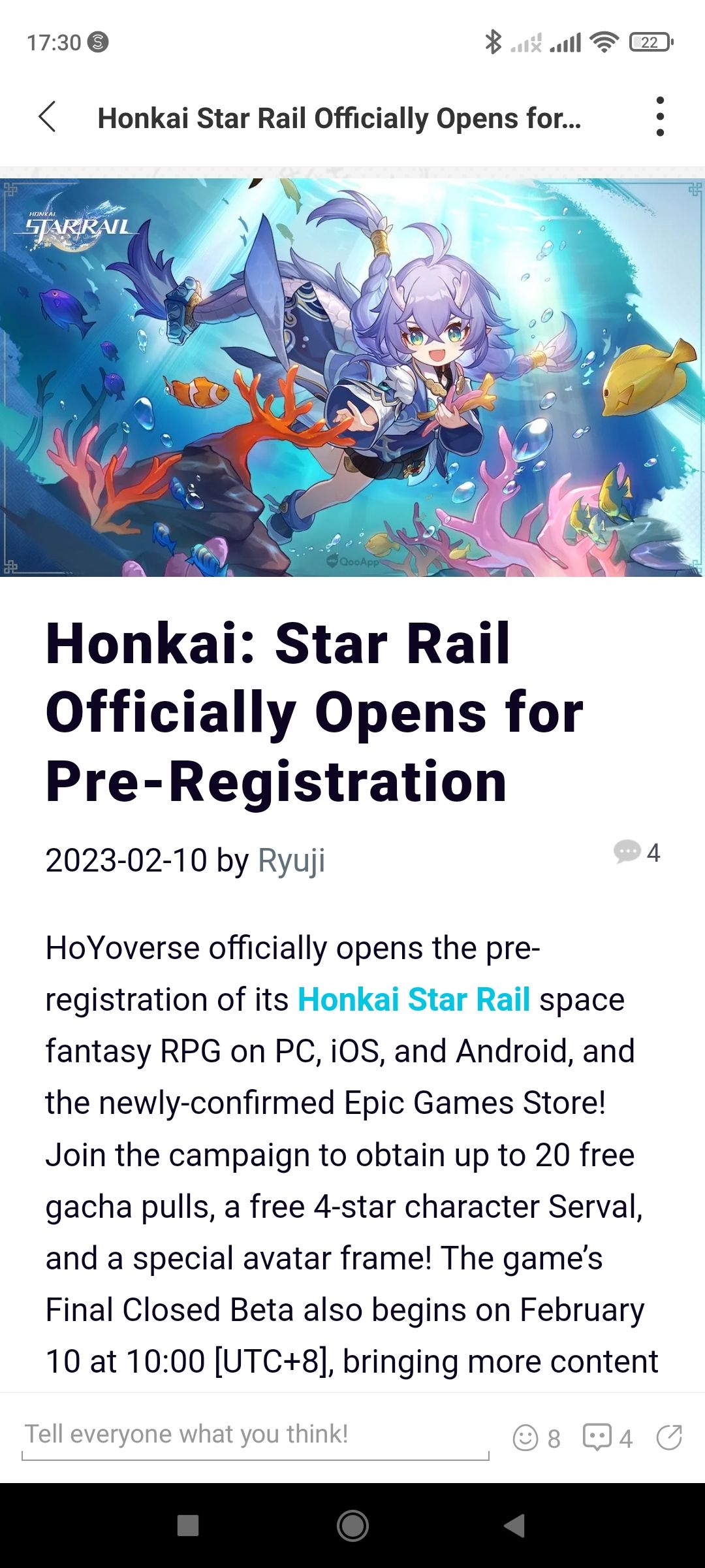 Pre-registration for Star Rail is open Honkai: Star Rail | HoYoLAB