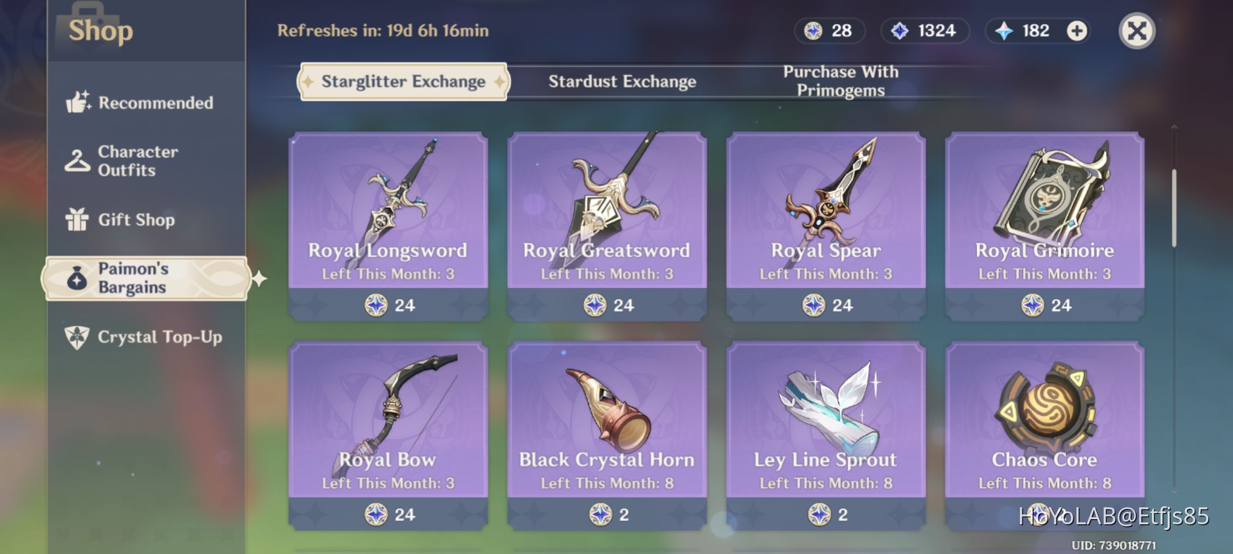 Was hoping for the blackcliff weapons for itto but blessed by mihoyo by ...