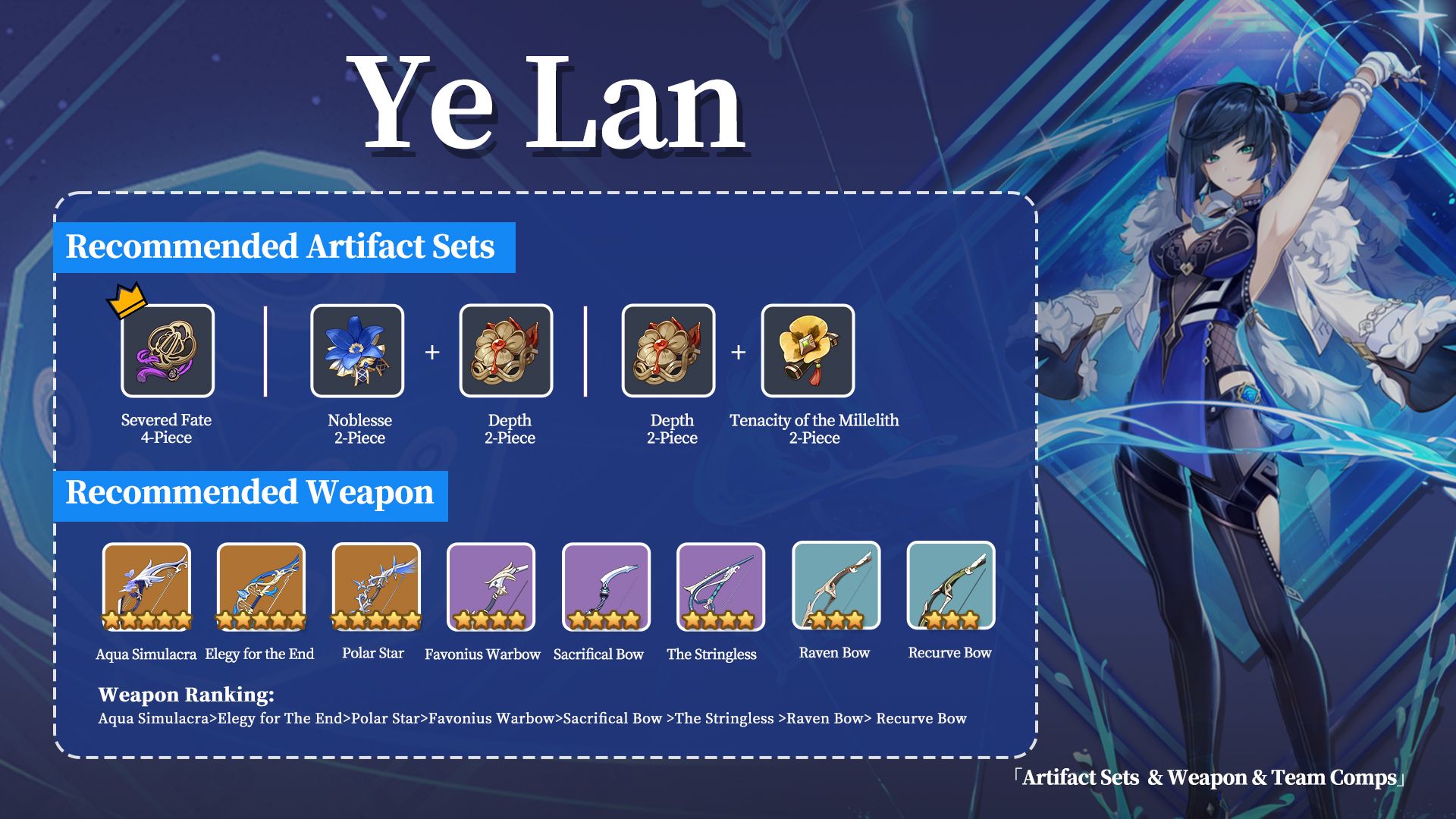 Character Guide | Ye Lan | Mysterious and powerful Liyue Ministry of ...