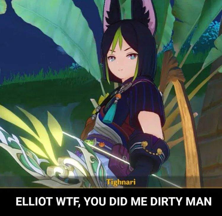 Elliot Gindi isn’t Tighnari Genshin Impact | HoYoLAB