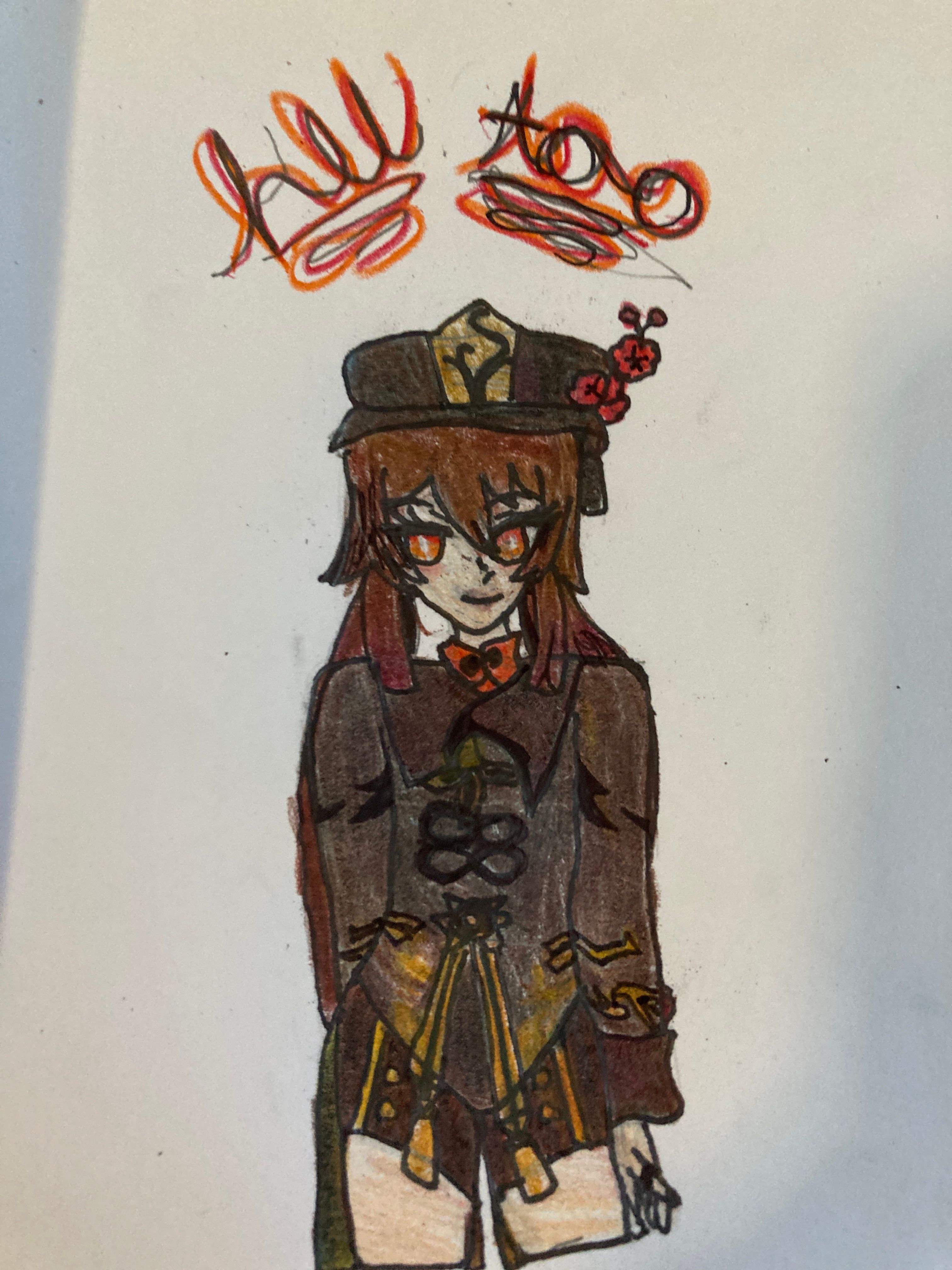 Hu tao drawing ̈ Genshin Impact | HoYoLAB