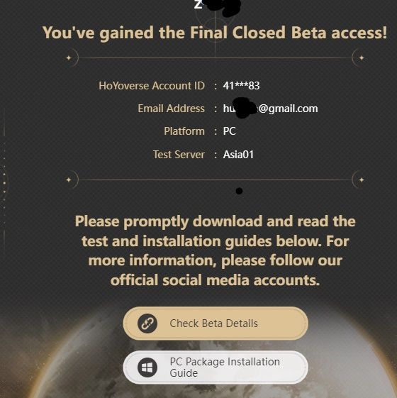 Did i get honkai star rail beta access? Honkai: Star Rail | HoYoLAB