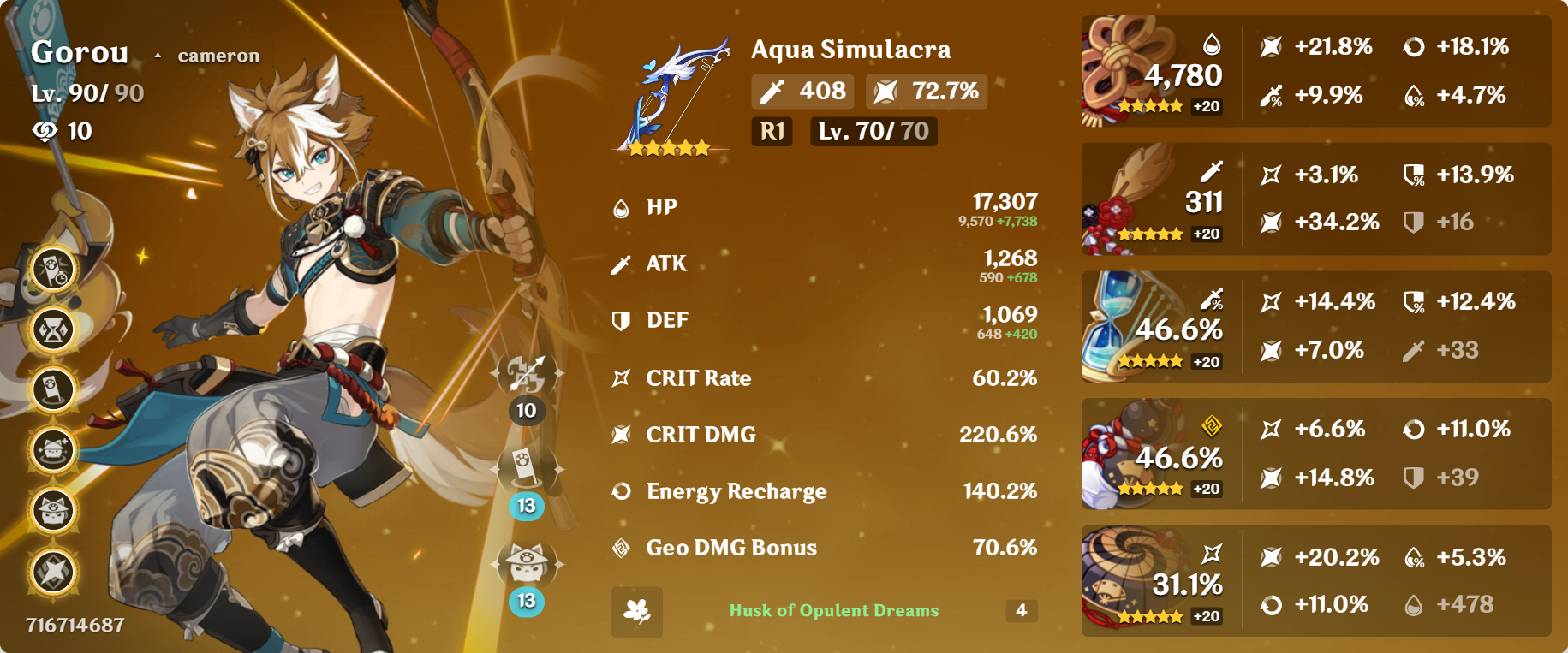 gorou build Genshin Impact | HoYoLAB