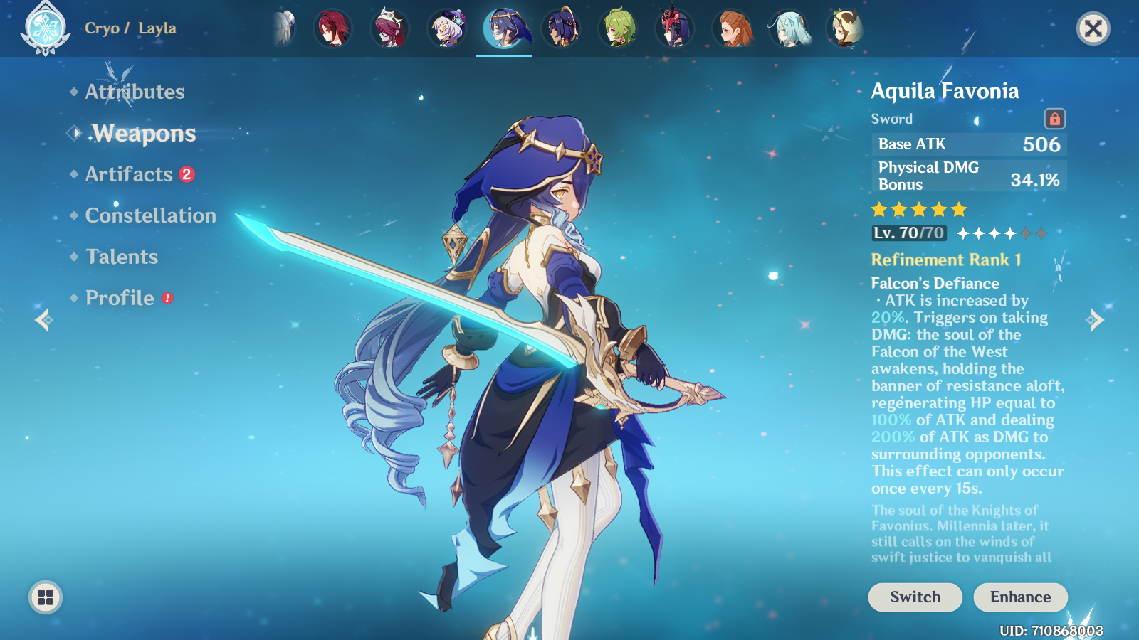 Layla my Physical DPS Genshin Impact | HoYoLAB