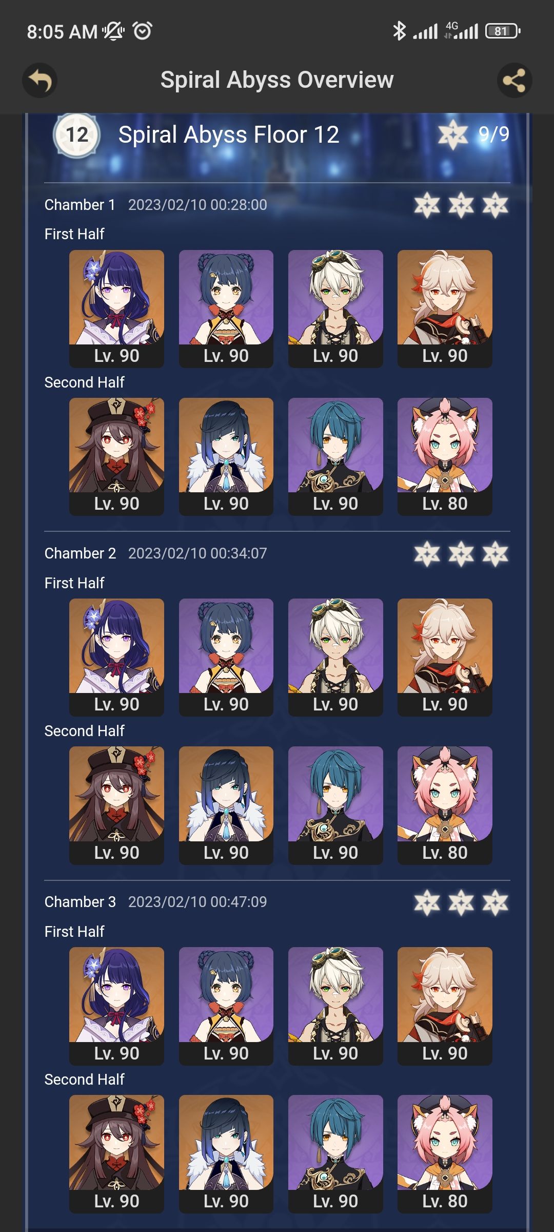 my first 36 Genshin Impact | HoYoLAB