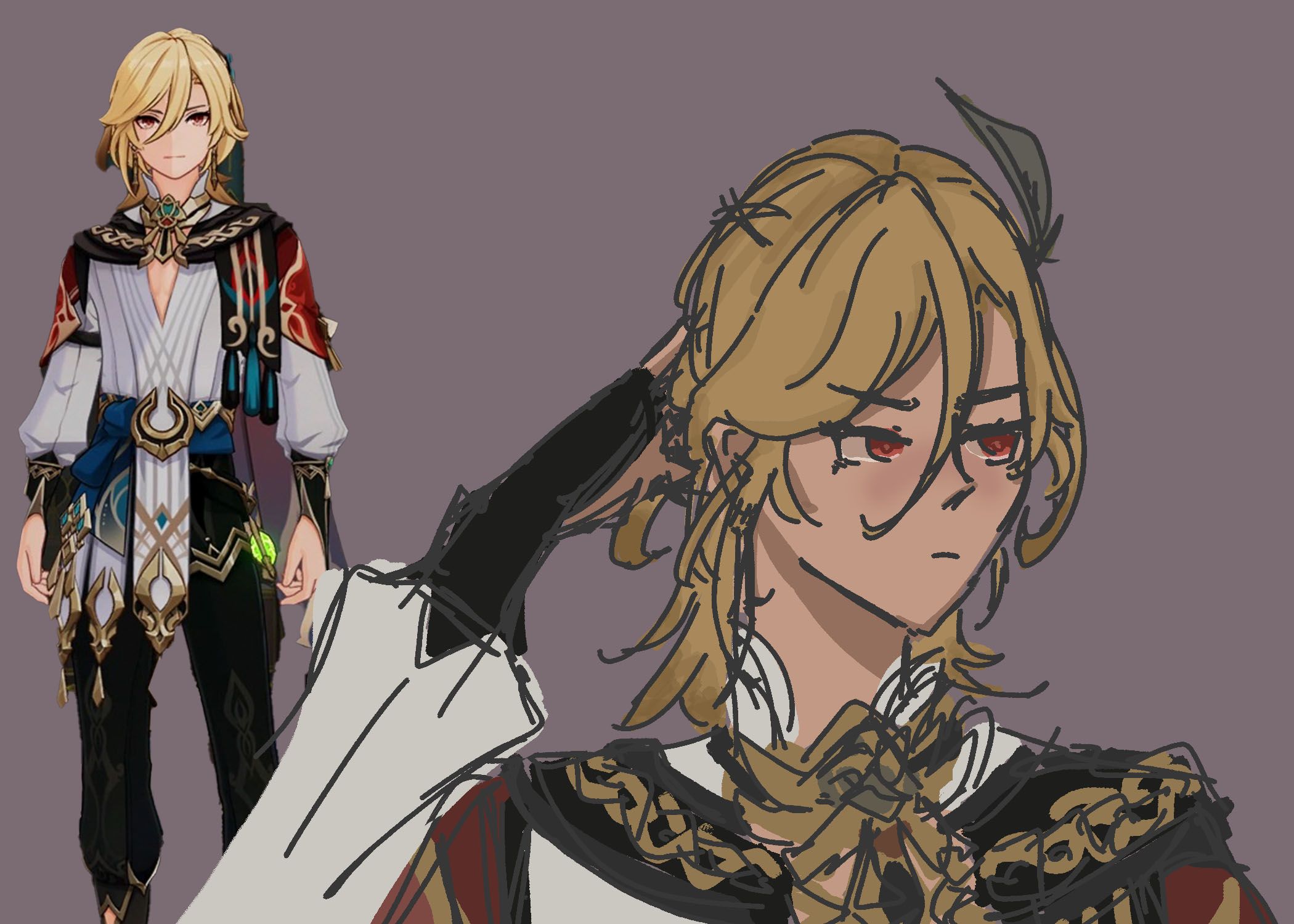 kaveh doodle Genshin Impact | HoYoLAB