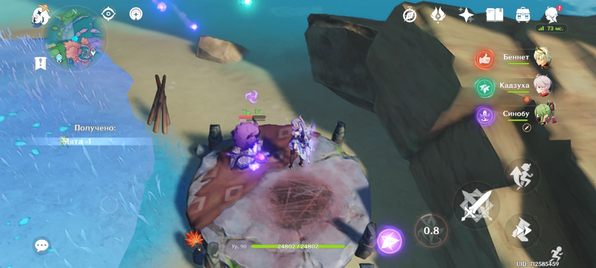 I took down this guy's shield so fast that the shield bar is still ...