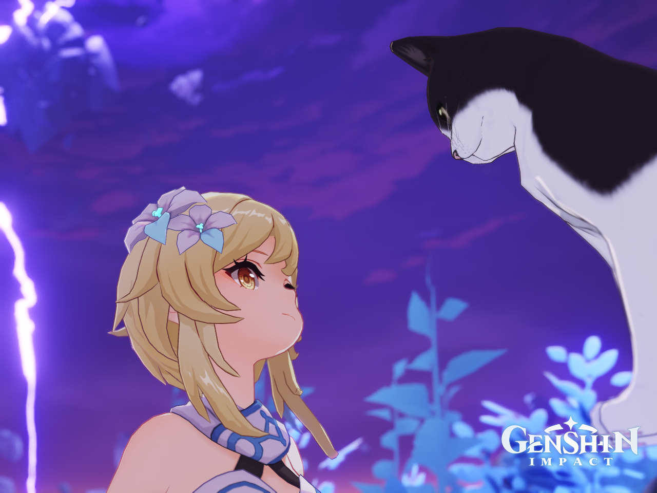 Intense Staring Contest. Genshin Impact | HoYoLAB
