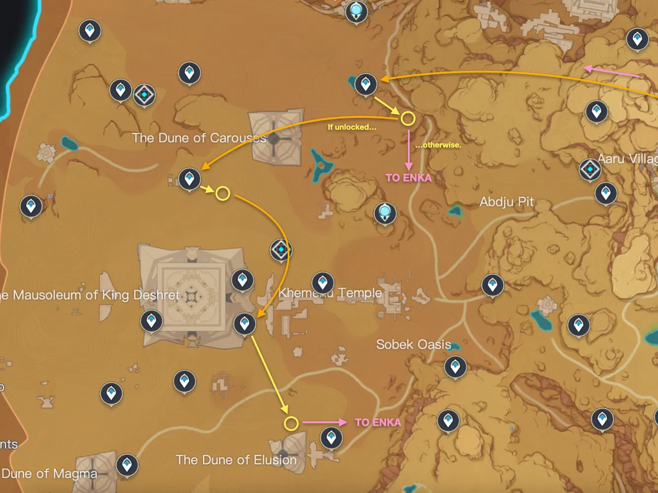 Full Mora Run Route (v3.7) Genshin Impact | HoYoLAB