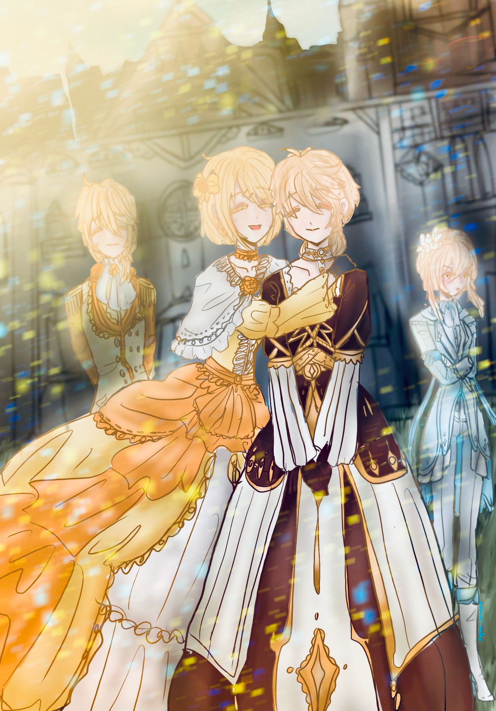 Lumine & Aether meet (story of evil) Rin & Len Genshin Impact | HoYoLAB